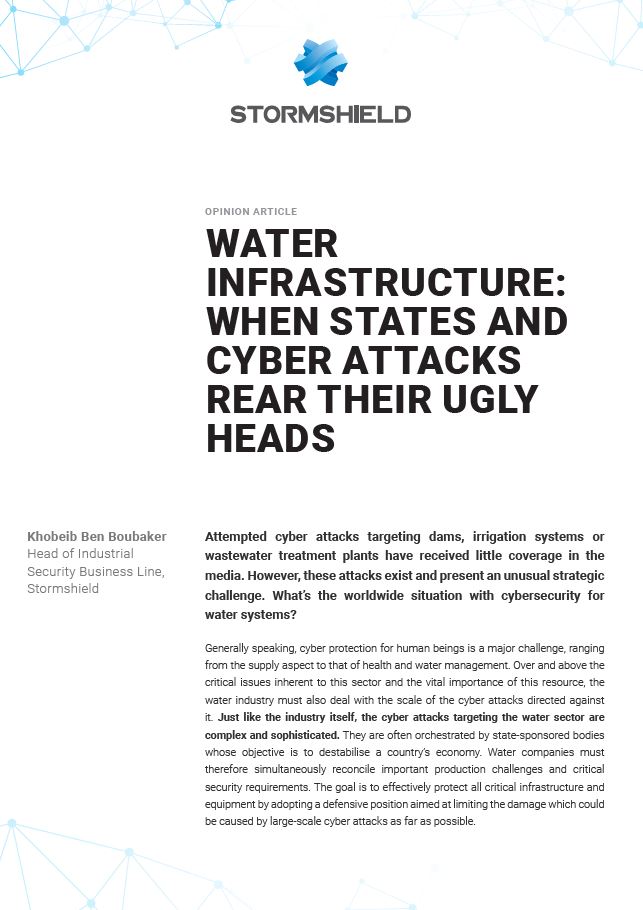 Water infrastructure: when states and cyber attacks rear their ugly ...
