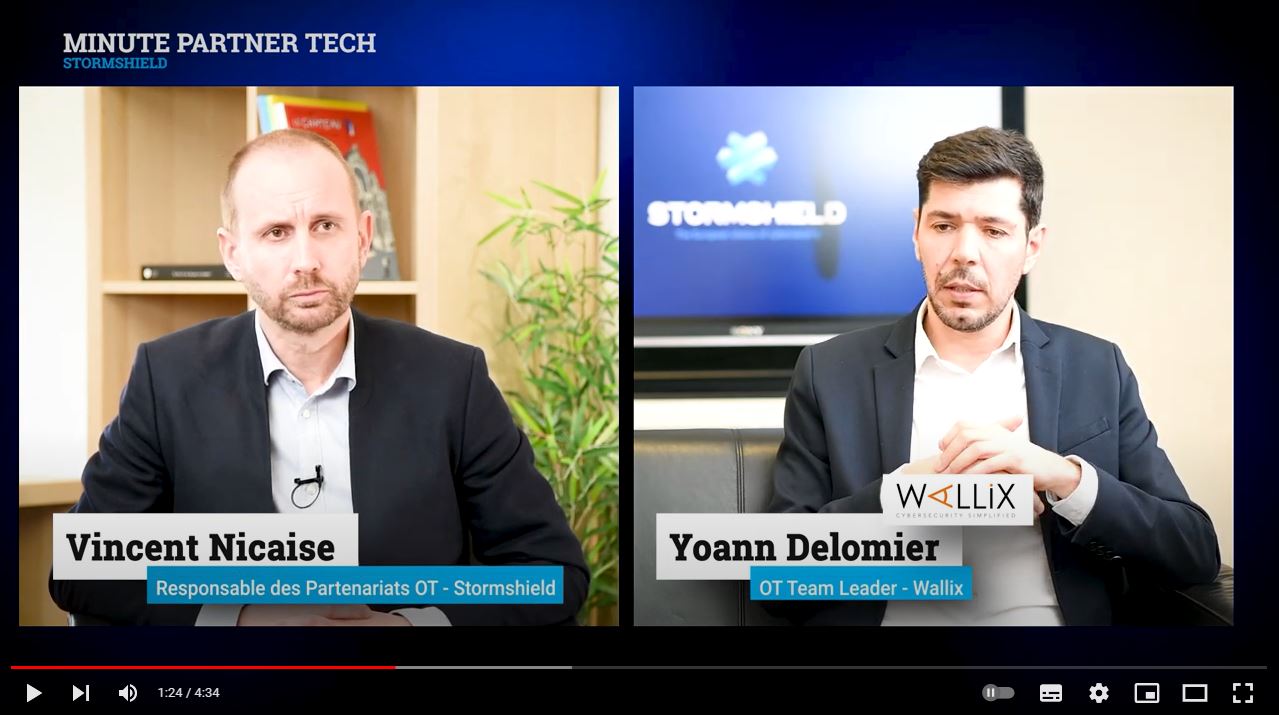 Minute Partner Tech Stormshield : présentation du partenaire Wallix - Stormshield